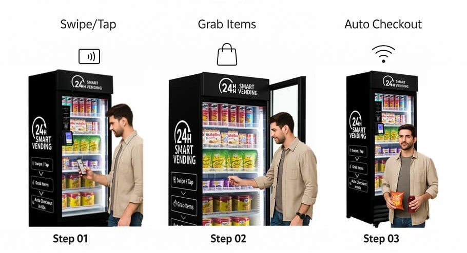 Haha 360 AI Vending Cooler for Sale
